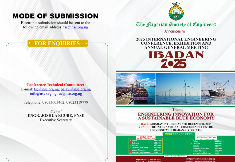 2025 - The Nigerian Society of Engineers - National Headquarters